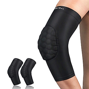 HiRui Elbow Pads, Basketball Baseball Elbow Brace Elbow Support Arm Compression Sleeve Collision Avoidance Elbow Pad for Volleyball Cycling Football Work Out, Women&Men(1Pair) (Black, XL)