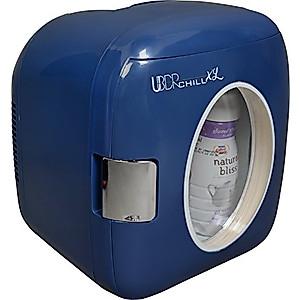 Uber Appliance UB-XL1-BLUE Mini Fridge, 9L, Navy Blue