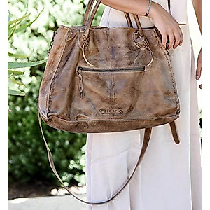 Bed|Stu Women’s Rockaway Leather Bag (Tan Rustic)