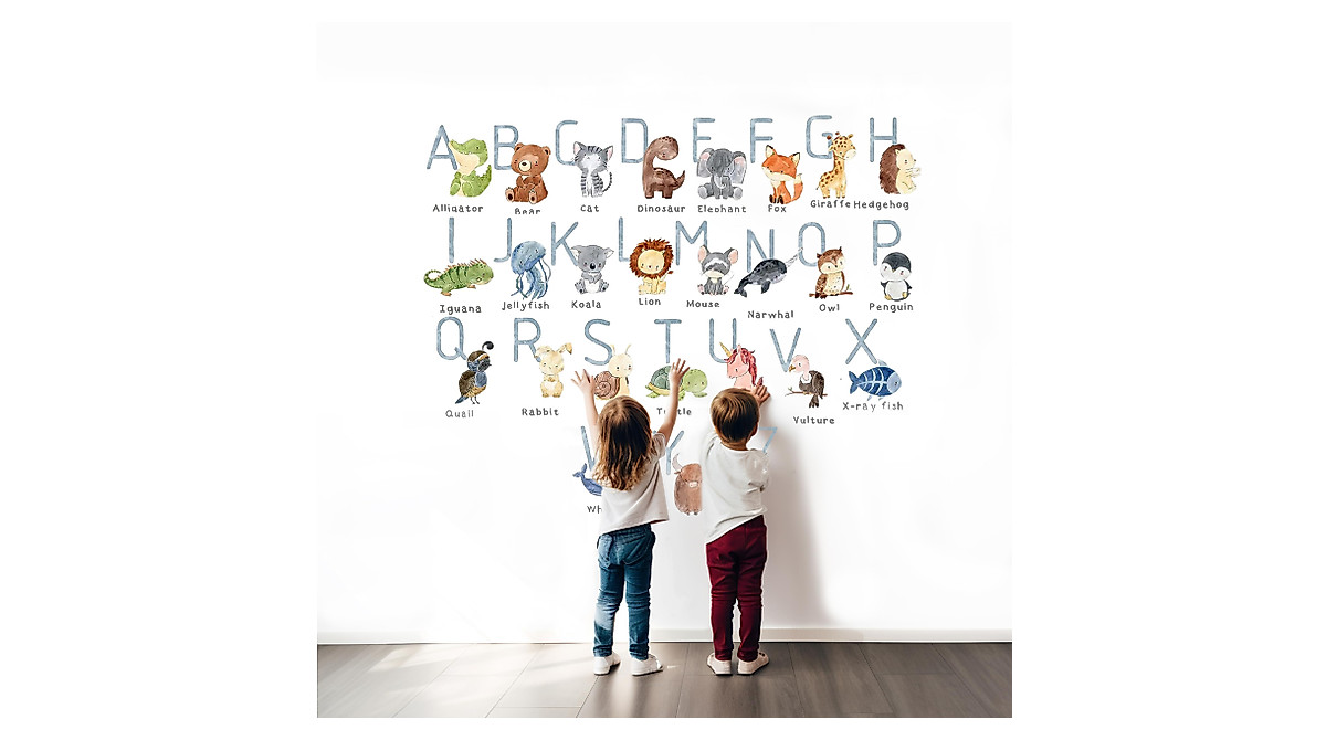 ABC Wall Stickers for Kids - Fun Alphabet Decals & Educational Decor