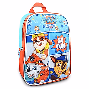 Paw Patrol Mini School Backpack For Kids ~ 3 Pc Bundle With 11" Paw Patrol School Bag, Painting Activity Pack, And Stickers | Paw Patrol School Supplies For Toddler Boys And Girls
