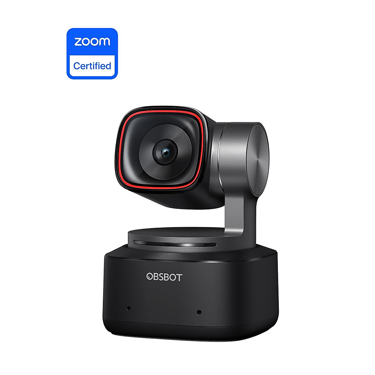 OBSBOT Tiny 2 Webcam 4K Voice Control PTZ, AI Tracking Multi-Mode & Auto Focus, Web Camera with 1/1.5" Sensor, Gesture Control, 60 FPS, HDR Light Correction, Webcam for PC, Streaming, Meeting, etc.