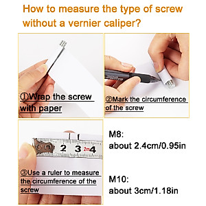 NEUMIHARO 4 Pcs 3.1in 7.9cm Diameter Cat Scratching Post Replacement Sisal Pole with Screws and Bolts and Wrench for Cat Tree Condo (40cm/15.75in, M10)