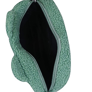 MOSSTYUS Cute Animal Plush Purse for Women kawaii Frog Purse for Girls Shoulder Handbag Crossbody Purse Messenger Bag,Green