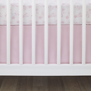 Disney Minnie Mouse Be Happy Pink, Lavender, Aqua and Orange 3 Piece Crib Bedding Set - Comforter, Fitted Crib Sheet and Bed Skirt