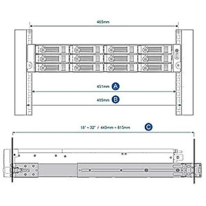 QNAP Systems Mounting Rail Kit for Network Storage System RAIL-B02