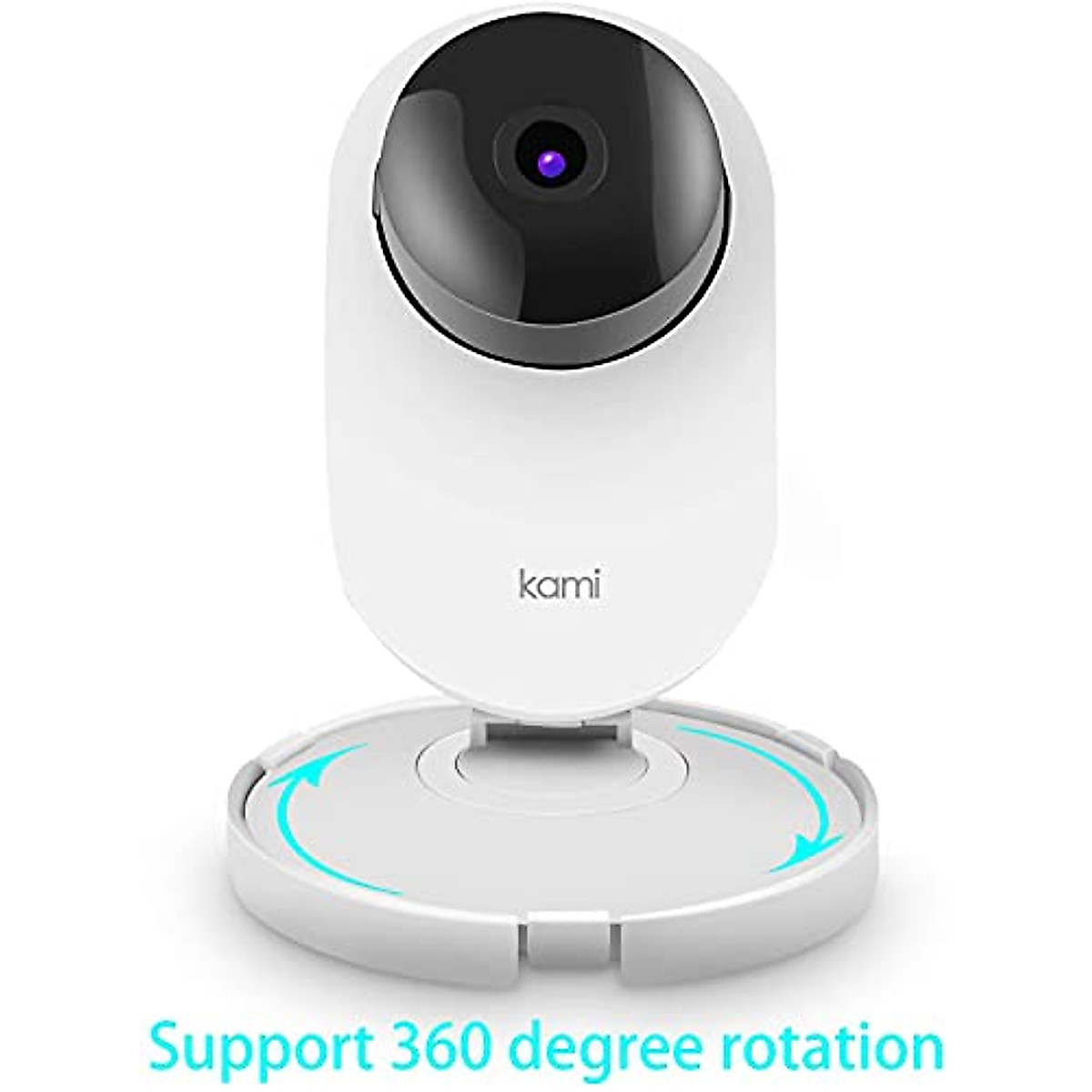 Aboom Upgraded Wall Mount Bracket for Kami Yi Security Home Camera 3 Baby Monitor ，No-Hole Needed, Customized Stand for YI Camera Designed by USA (NOT Included Camera) (Pack of 2)