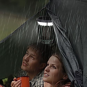 Wisely Enhanced Solar Zapper w. Lanterns/Auto On & Off/Removable Spikes – 1PK-Blue