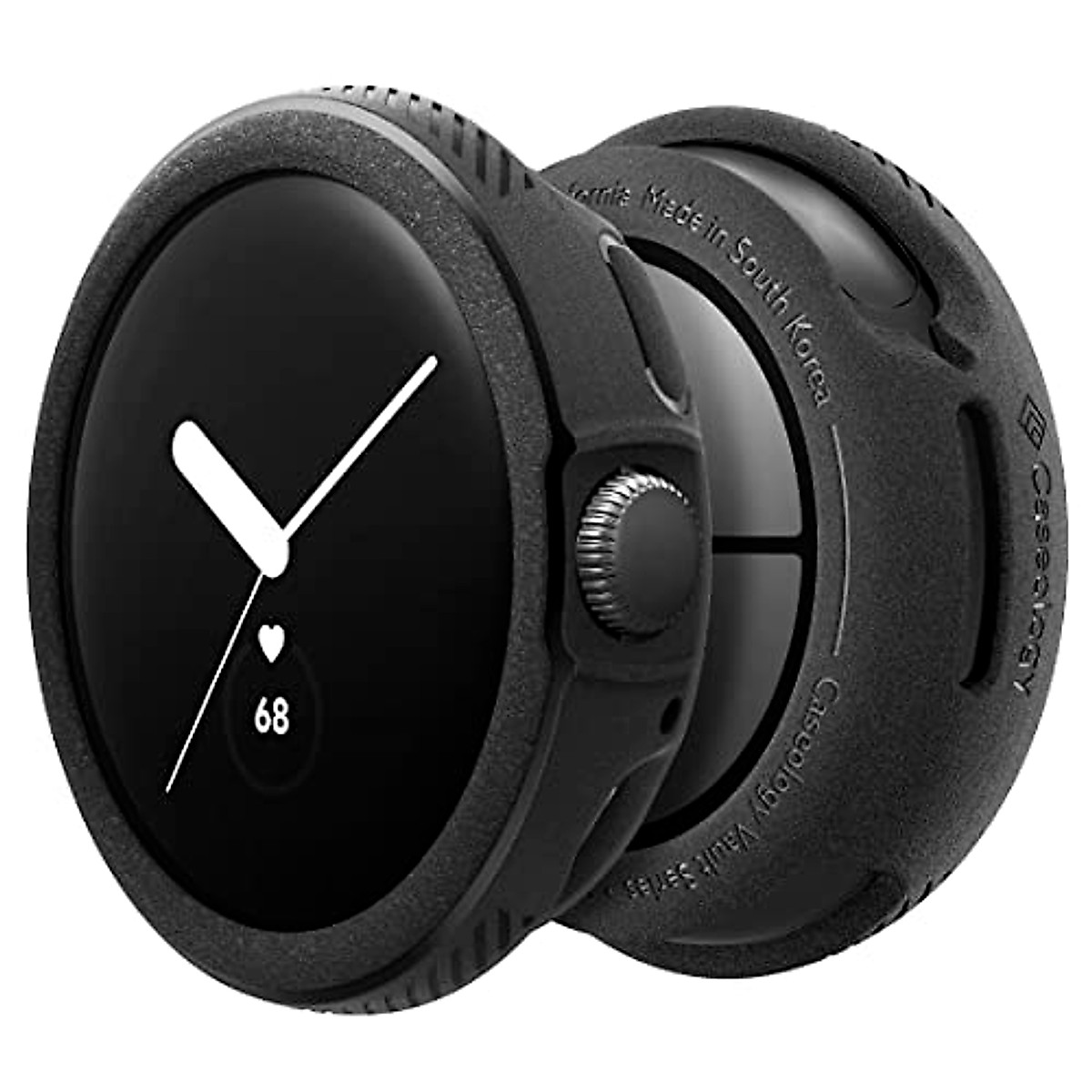 Caseology Vault Designed for Google Pixel Watch Case (2022) - Matte Black