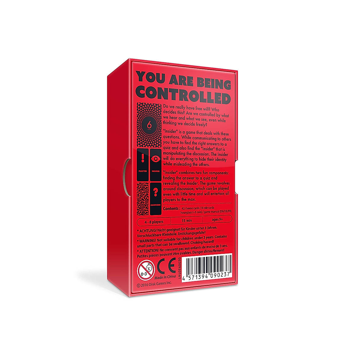 Oink Games Insider - Japanese Social Deduction & Guessing Game | Ideal Stocking Stuffer & White Elephant Gift | Ages 9+ | Fast-Paced Party Game with Hidden Roles