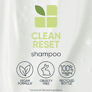 Biolage Normalizing Clean Reset Shampoo | Intense Cleansing Treatment To Remove Buildup | For All Hair Types | Paraben-Free | Vegan | 33.8 Fl. Oz