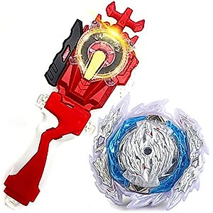 B-189 Guilty Longinus Bay Blades for 8-12,Sparking Launcher Bey Battle Burst Toy Battling Tops Gaming Top Toys Left Right Launcher Grip Play Blade Blades for Boys 6-8 Birthday Party Gift