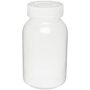 SP Bel-Art Wide-Mouth 1 L (1 qt) Polypropylene Mason Jars (Pack of 6) (F10914-0000)