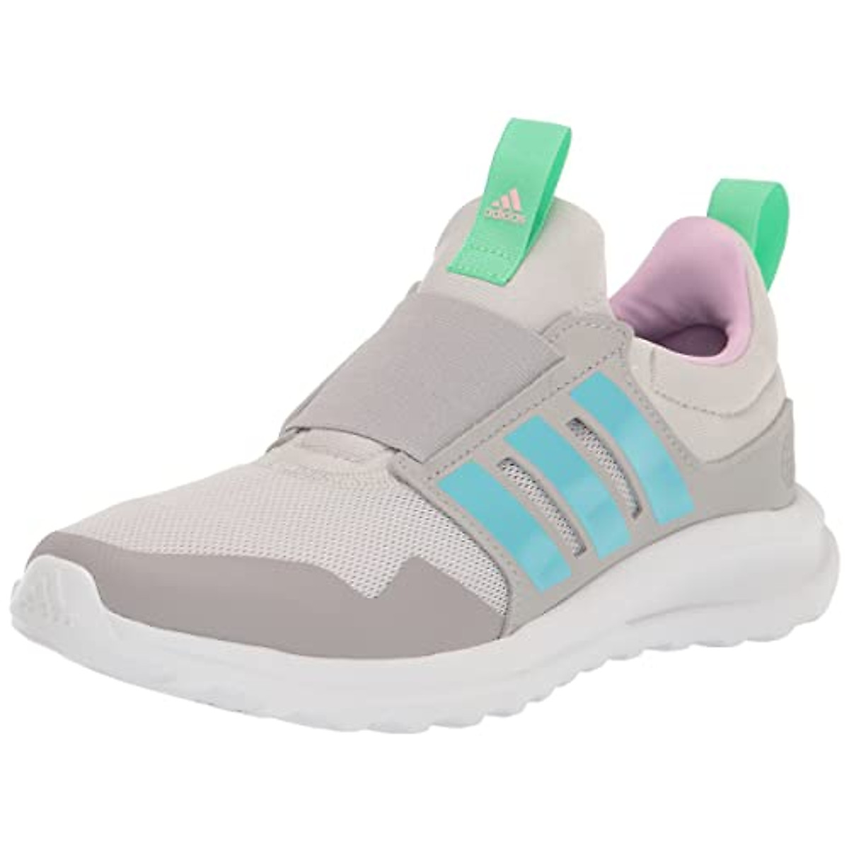 adidas ACTIVERIDE 2.0 Sport Slip-on Running Shoe, Grey One/Bliss Blue/Grey, 5.5 US Unisex Big Kid