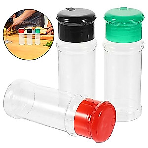 Salt Shaker 15pcs Salt and Pepper Shaker Empty Condiment Dispenser Kitchen Seasoning Bottle Container with Sifter Cap for Home Restaurant Salt and Pepper Shakers