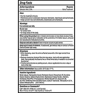 Paula's Choice CLEAR Regular Strength Exfoliator, 2% Salicylic Acid Exfoliant for Acne, Redness Relief, 4 Ounce