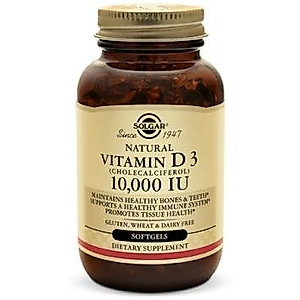 Solgar, Vitamin D3 10000 Iu, 120 Softgels