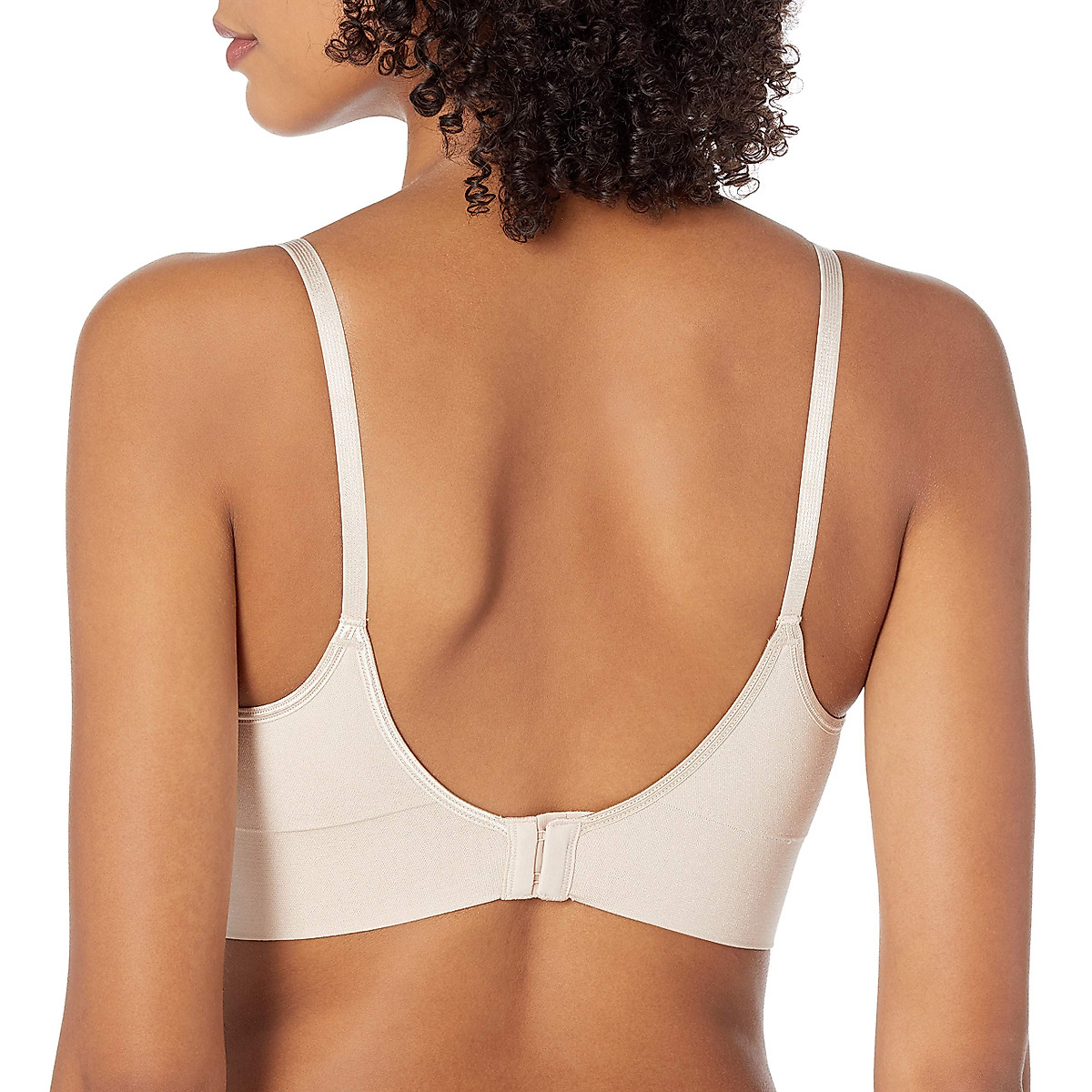 Warner's womens Easy Does It Dig-free Comfort Band With Seamless Stretch Wireless Lightly Lined Convertible Comfort Bra, Butterscotch, Small US