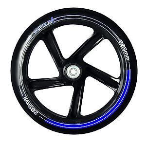 Muuwmi Kickscooter, 205mm wheel size, blue, ABEC 7 Scooter for kids and adults