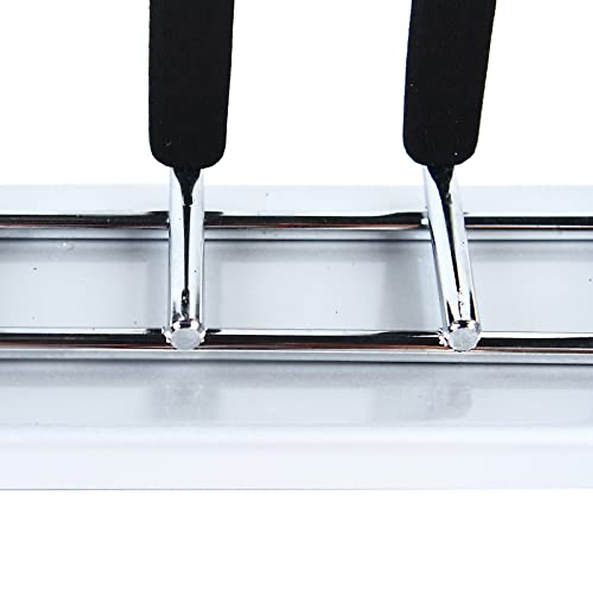 Pull Out Trouser Rack Closet Pants Hanger 9 Arms Slide Out Pants Storage Holder,Steel Closet Organizer Rack for Pants 18.11x12.83in，Right Side Mount