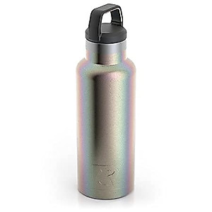 RTIC 16 oz Vacuum Insulated Water Bottle, Metal Stainless Steel Double Wall Insulation, BPA Free Reusable, Leak-Proof Thermos Flask for Hot and Cold Drinks, Travel, Sports, Camping, Twilight