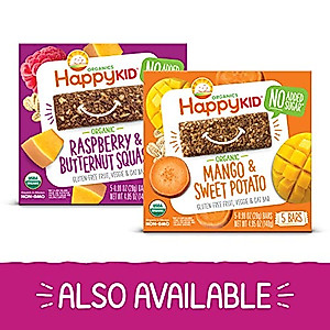 Happy Kid Organic Superfoods Twist Apple Blueberry Pomegranate, 3.17 Ounce Pouch (Pack of 16) Baby Toddler Kid Snack, Resealable, No Added Sugar Non-GMO Kosher (Packaging May Vary)