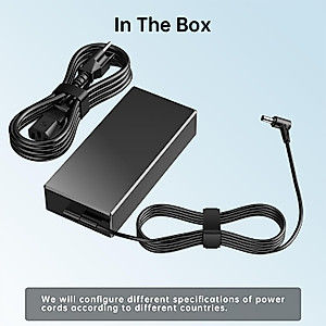 180W Zephyrus Charger Fit for ASUS ROG Zephyrus G14 GA401 G15 GA502, ASUS ADP-180TB H 20V 9A AC Adapter, ASUS TUF Gaming Laptop Charger F15 F17 FX505D FX505G