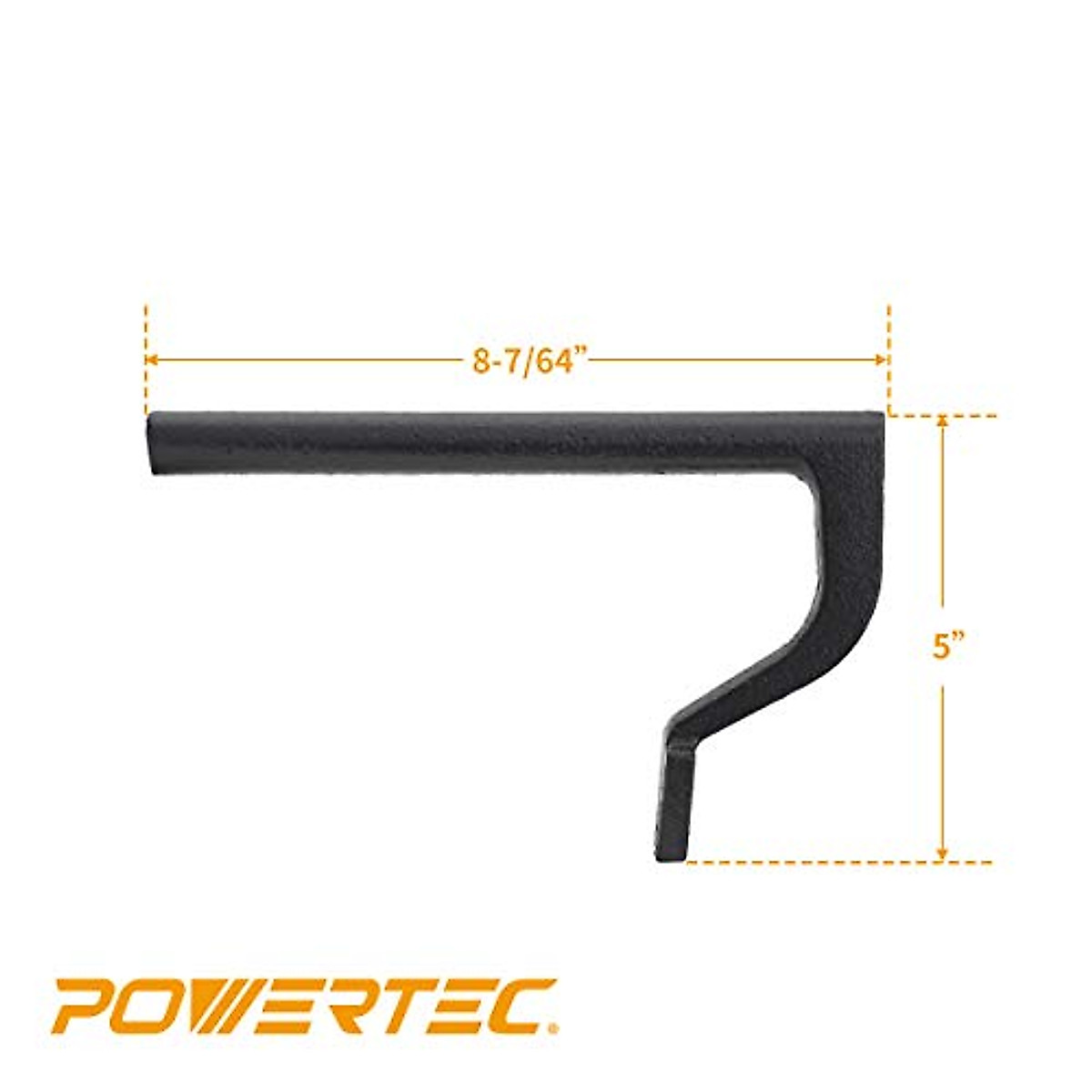 POWERTEC 71528 8 inch Workbench Holdfast Woodworking Bench Dog Hole Clamps, Hold Down Clamps for 3/4" bench dog hole, 2 pack