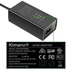 Kimaru DMW-DCC8 DC Coupler DMW-AC10 DMW-AC8 AC Power Adapter DMW-BLC12 Dummy Battery Kit for Panasonic Lumix DMC-GH2 G5 G6 G7 G80 G81 G85 G5X GX8 FZ300 FZ1000 FZ2500 DC-G90 G95 G99 Cameras.