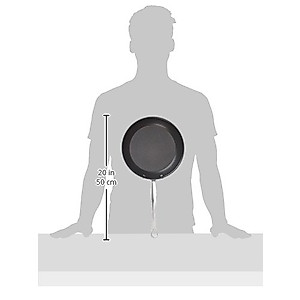 Mauviel M'Urban 3 Tri-Ply Brushed Stainless Steel Nonstick Frying Pan With Cast Stainless Steel Handle, 9.4-in, Made In France