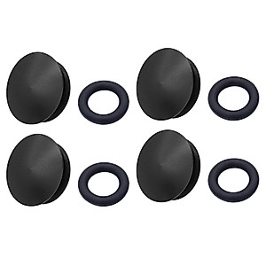 SM SunniMix Bike Crank Set Screw Top Cover, MTB Mountain Road Bicycle Dust Proof Components Parts BB Crank Cover for 22-25mm Crankset, Black