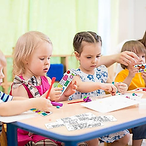 200 Pcs 100 Days of School Bookmark Blank Bookmarks to Decorate Cute Bookmarks Happy 100th Day Activities for 100 Days of School Decorations School Classroom Prize Reading Rewards Gifts for Kids Adult