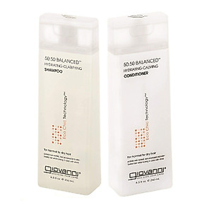 GIOVANNI COSMETICS - 50:50 Balanced Hydrating Duo - Hydrating Clarifying Shampoo & Hydrating Calming Conditioner Set (8.5 Ounce)