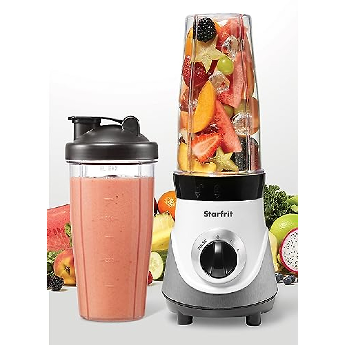 Starfrit Personal Blender, w/Two Cups, Two Blades 024300-004-0000