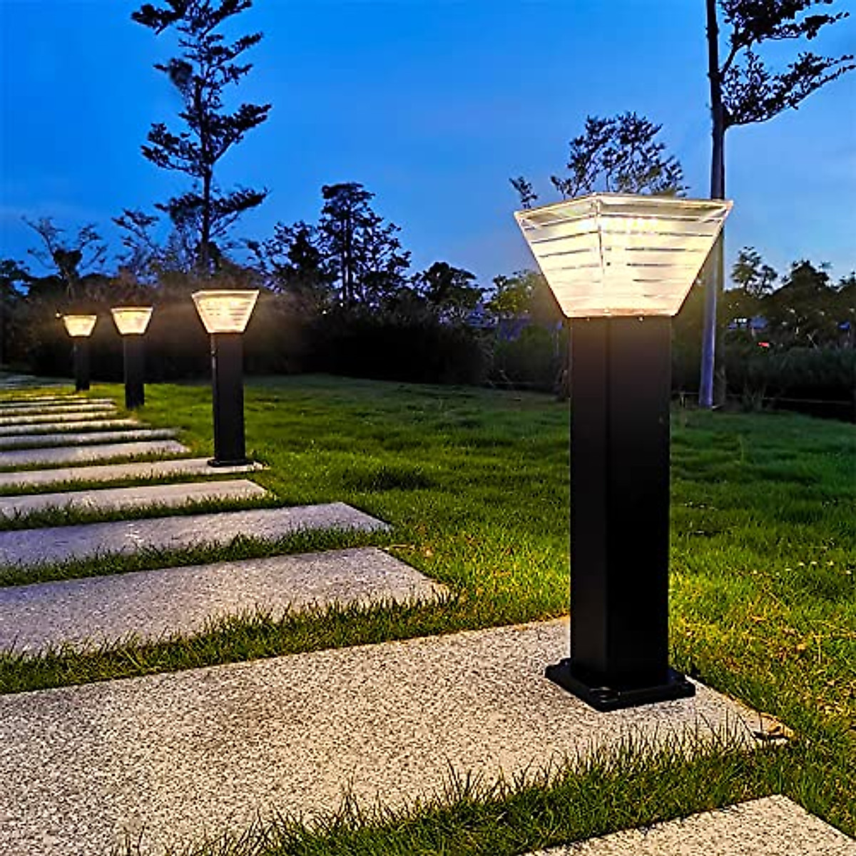 MCABUJT Home Garden Decoration Small Street Lamp，Led Garden Landscape Entrance Small Street Lamp, European Style Outdoor Waterproof Lawn Lamp, Villa Garden Lamp