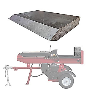 SIMOND STORE Manual Log Splitter Wedge, 6 Inch L X 4 Inch W X 1 Inch Thick, Heavy Duty Wood Splitter for Wood Stove Fireplace Fire Pit Kindling Fire Starter Logs