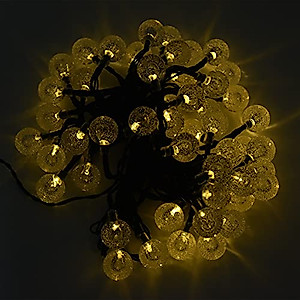 Solar String Light, Durable LED Solar Light IP44 Waterproof 9.5m for Terraces for Decorating Gardens Replacement for Home