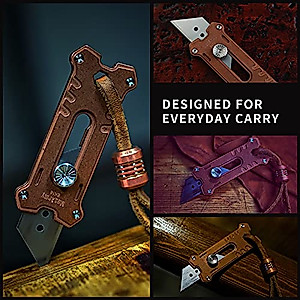 MecArmy EK16 Mini Titanium / Copper Utility Knife (Copper)