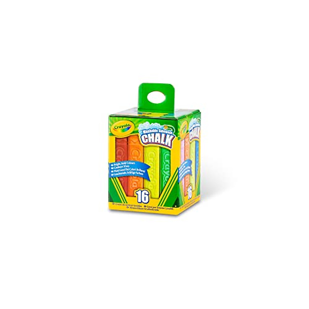 Crayola Washable Sidewalk Chalk, Outdoor Toy, Gift for Kids, 16 Count