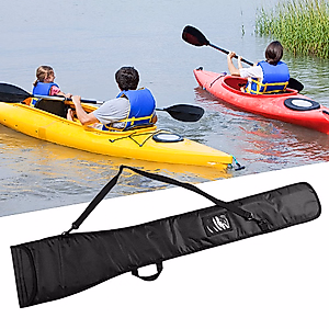 Lixada Kayak Canoe Paddle Bag Very Thick and Durable Protective Storage Bag Adjustable Paddle Carrying Bag for Two-Piece Paddles