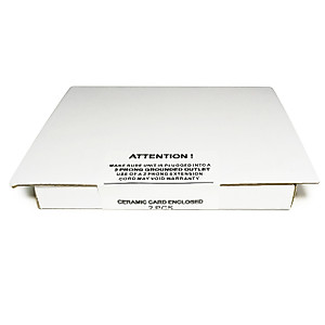 2 Ceramic Ozone Plates 4.5"x 4.5" for EcoQuest, Alpine, Lightning Air, Better Living, Healthy Living, Zen Living, Spring Air, and other air purifiers.