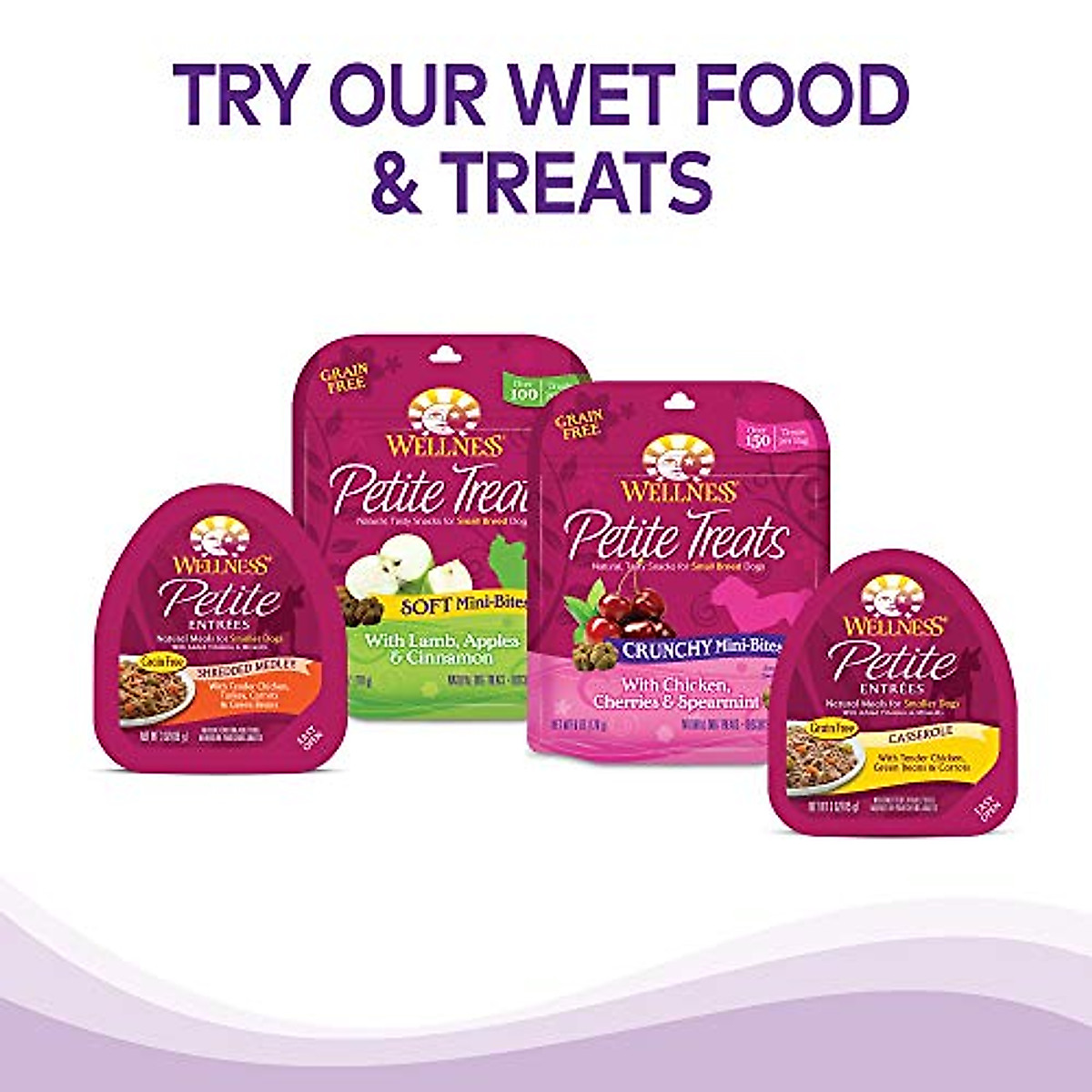 Wellness Complete Health Small Breed Dry Dog Food with Grains, Natural Ingredients, Made in USA with Real Turkey, For Dogs Up to 25 lbs. (Puppy, Turkey, Salmon & Oatmeal, 4-Pound Bag)