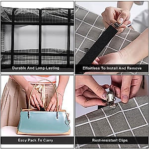 Namubarwa Hidden Strap Tablecloth Clips - Perfect for Picnic Tables and Thick Tables Indoor and Outdoor, Keep Your Tablecloth Secure with Our Invisible Table Cloth Clips!