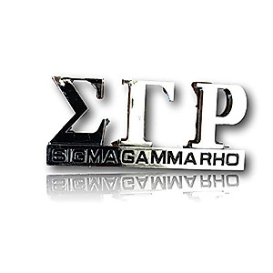 Sigma Gamma Rho Car Tag Decal