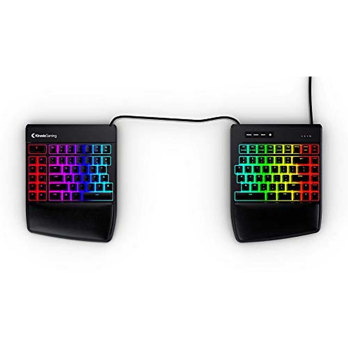 KINESIS USB GAMING Freestyle Edge RGB Split Mechanical Keyboard (MX Blue)