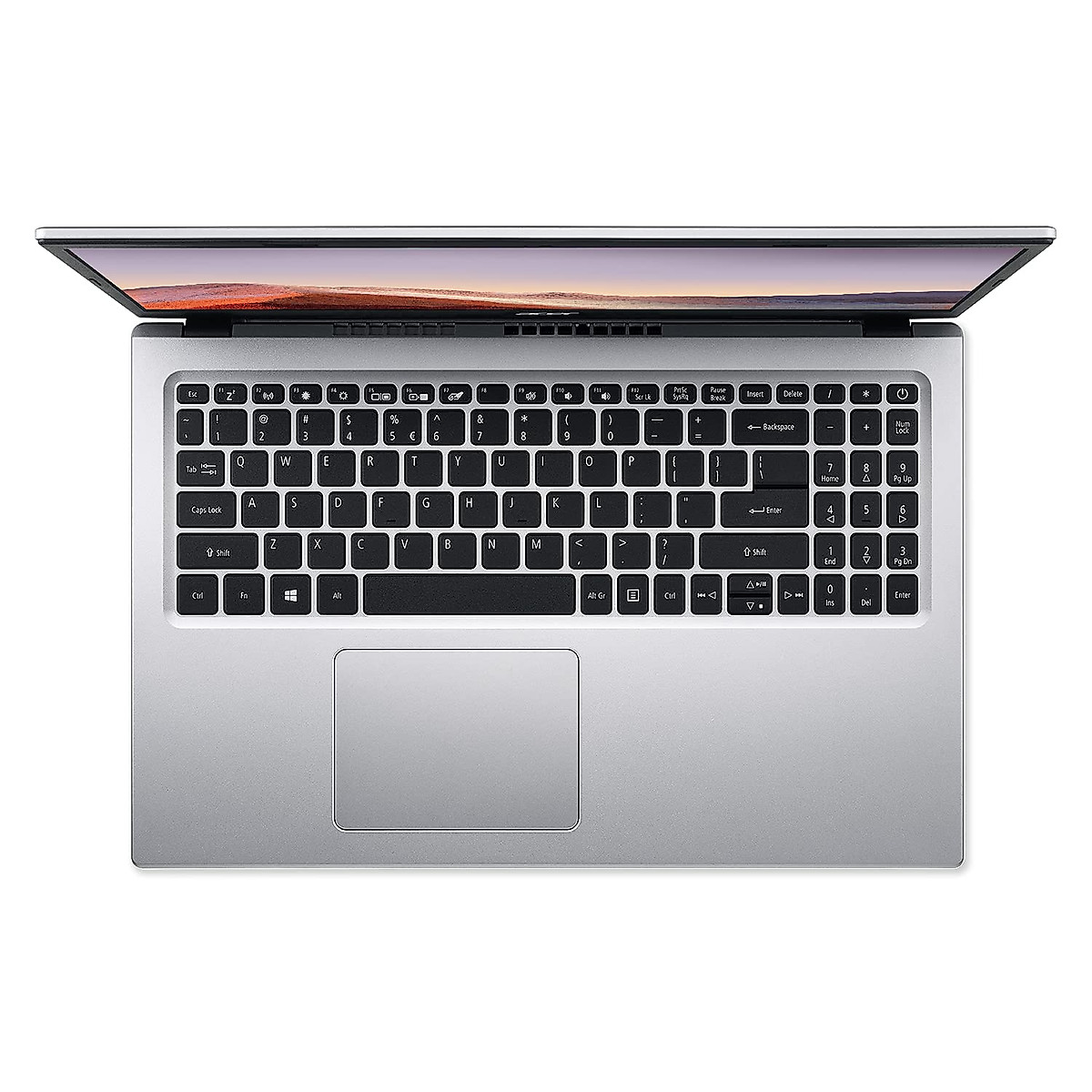 Acer Aspire 15.6-inch FHD Laptop, Intel Celeron Dual-Core N4500 Processor, 8GB RAM, 256GB SSD, Webcam, WiFi, HDMI, Bluetooth, Windows 10, Pure Silver (Renewed)