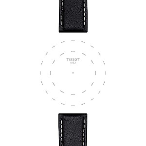 Tissot T852044599 21mm Lug Black NATO Strap