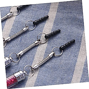 Hemobllo Mini Stylus Pen - 8 Pcs Crystal Capacitive Stylus Universal Touch Screen Pen Portable Stylus Pens with 3.5mm Jack Stylus for Smartphones Tablets Touch Screens (Random Color)