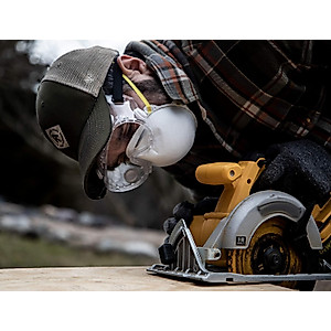 Protective Safety Goggles, Clear Lens & Anti Fog, Adjustable Head Belt Lightweight & Durable, 1 Pack