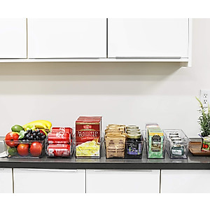 SimpleHouseware Refrigerator Storage Organizer, Assorted Set of 6